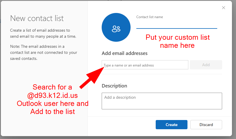 Create A Contact List In Outlook Email BJSD93