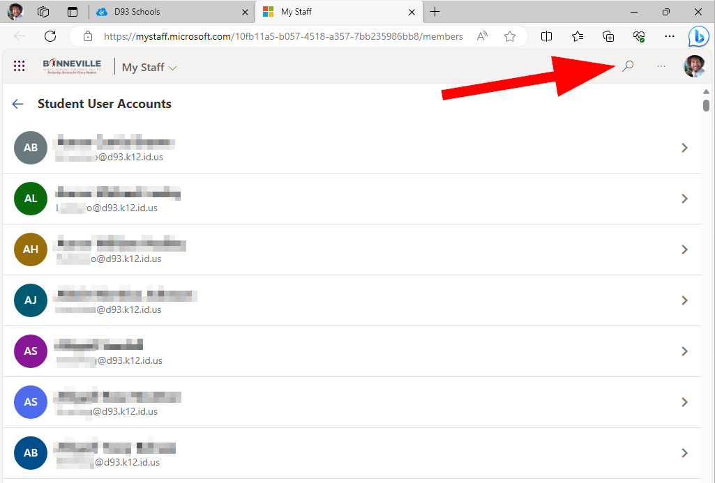 Reset Student Passwords with Azure/Entra Portal – BJSD93